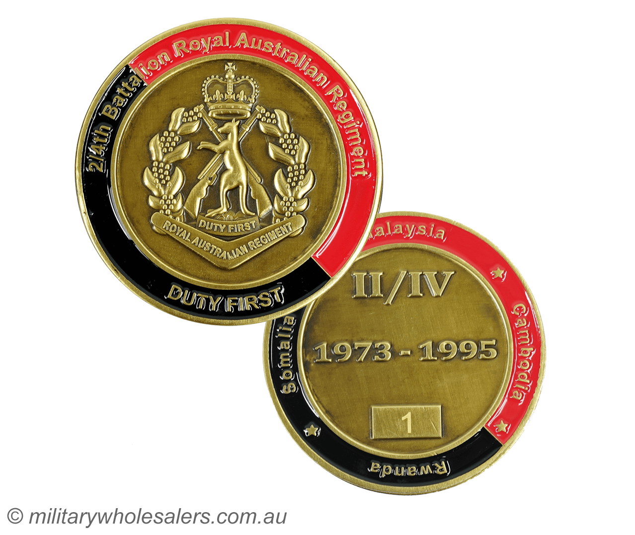 2nd/4th Battalion The Royal Australia Regiment (2/4RAR) Unit Coin ...