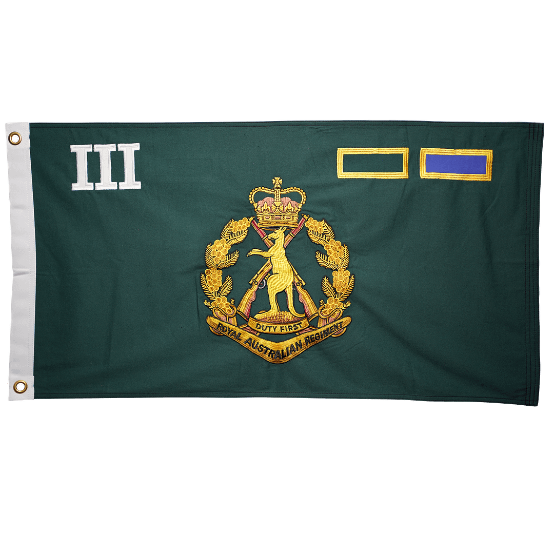 The 3rd Battalion Royal Australia Regiment (3RAR) Unit Flag – Military ...