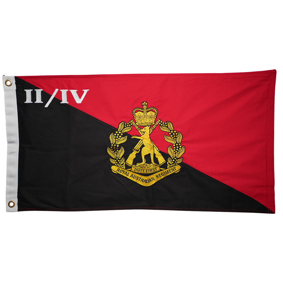 The 2nd/4th Battalion, Royal Australian Regiment (2/4 RAR) Unit Flag ...
